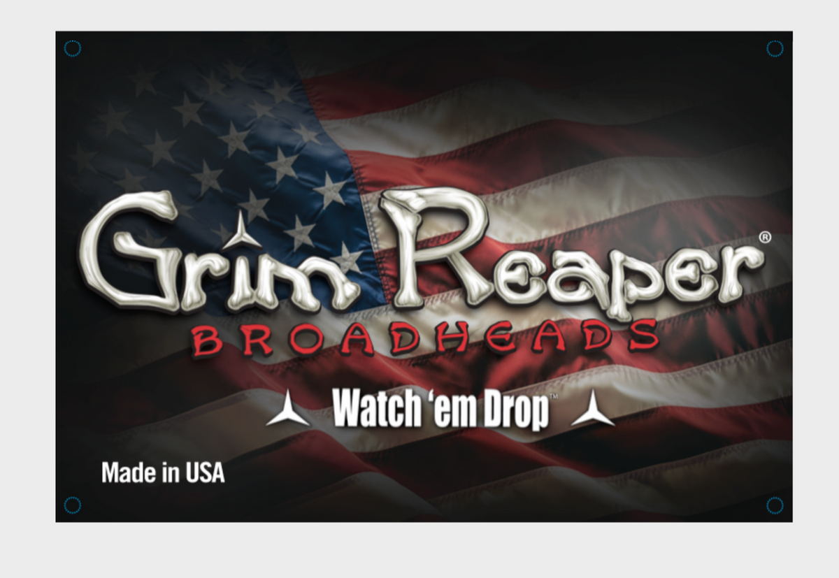 USA Vinyl Banner – Grim Reaper Broadheads
