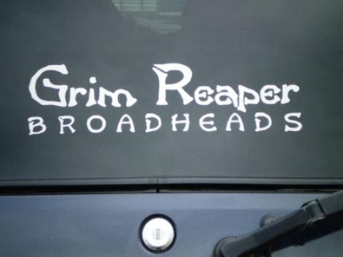 Reflective Decal – Grim Reaper Broadheads